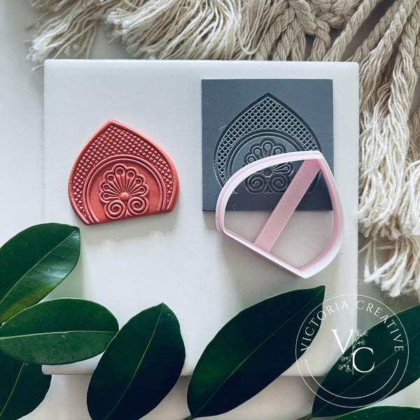 FLEXI STAMP AND CUTTER COMBO 17 - POLYMER CLAY CUTTERS - BOHO SPRING C ...