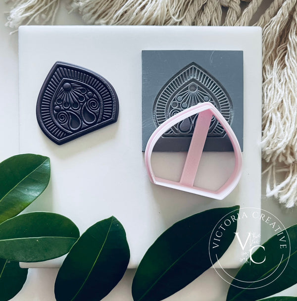 FLEXI STAMP AND CUTTER COMBO 18 - POLYMER CLAY CUTTERS - BOHO SPRING C ...