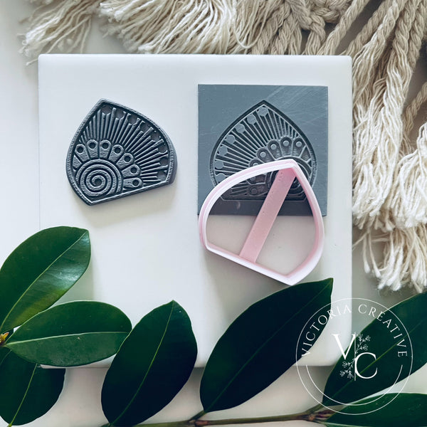 FLEXI STAMP AND CUTTER COMBO 20 - POLYMER CLAY CUTTERS - BOHO SPRING C ...
