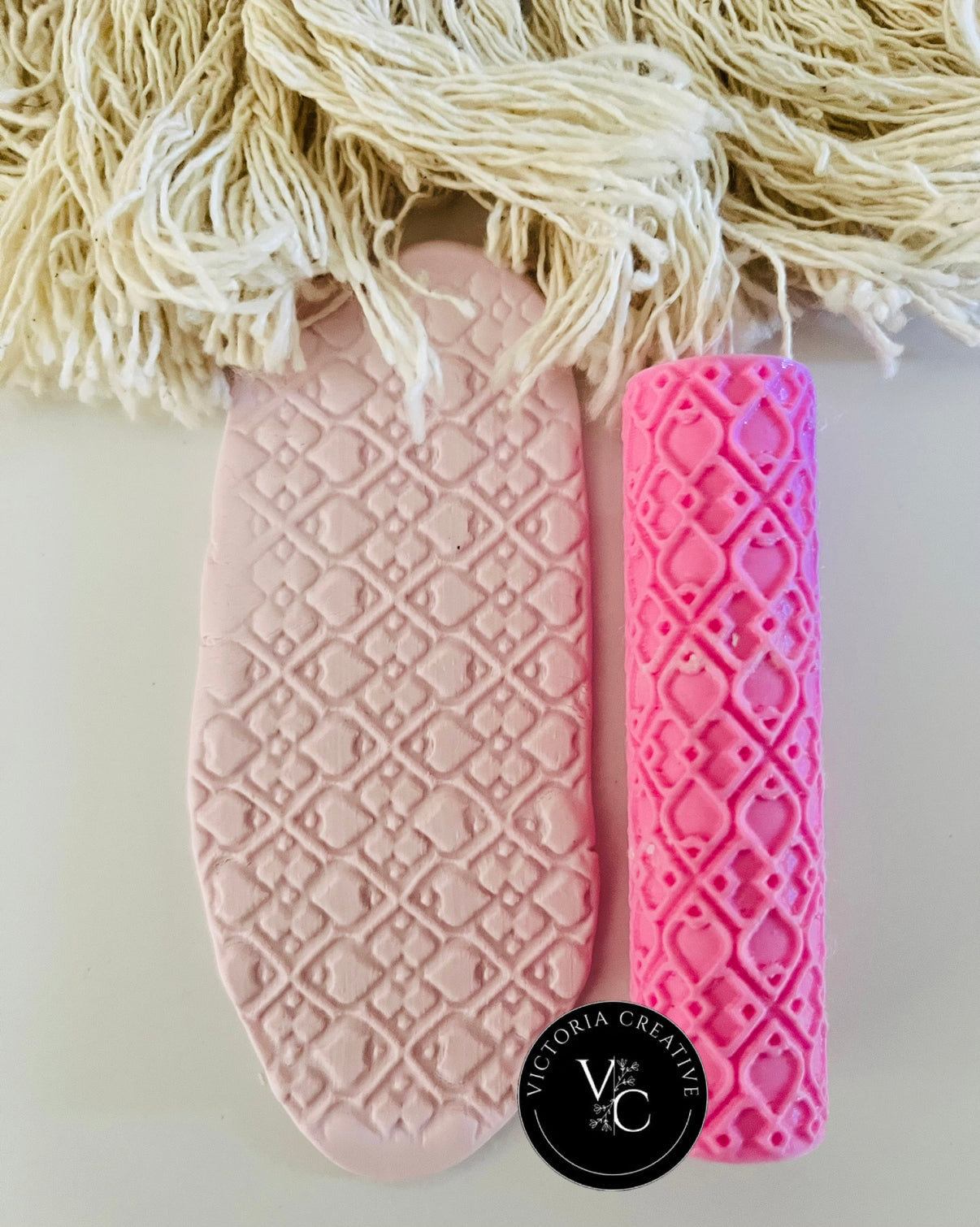 TEXTURE ROLLER 8 - TEXTURE ROLLER - POLYMER CLAY – victoriacreative