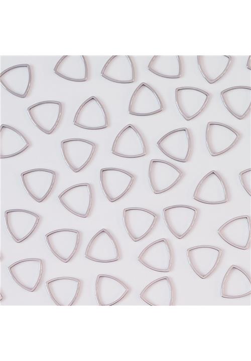 STAINLESS STEEL SILVER ROUNDED TRIANGLE CONNECTOR - JEWELLERY FINDINGS ...