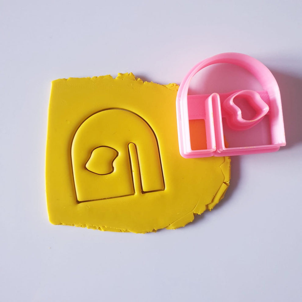 ABSTRACT ARCH DOUBLE CUTTER (SET OF 2) - POLYMER CLAY CUTTERS ...
