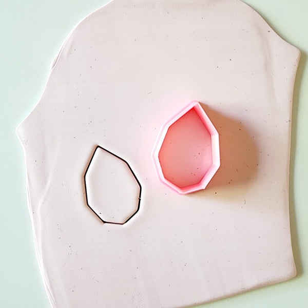 FACETED DROP - POLYMER CLAY CUTTERS – victoriacreative